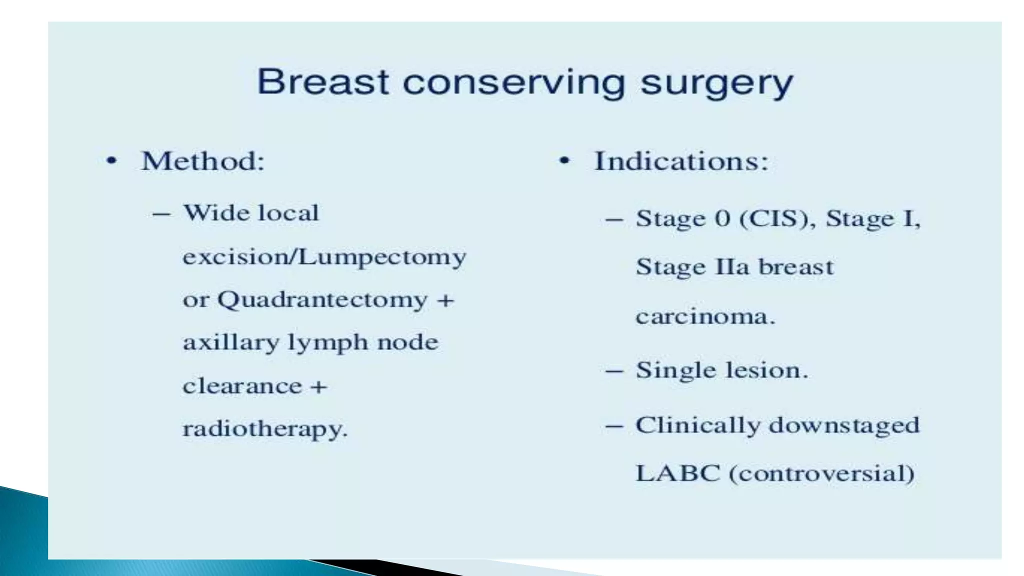 Modified radical mastectomy | PPTX