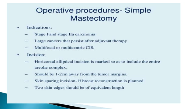 Modified radical mastectomy | PPTX