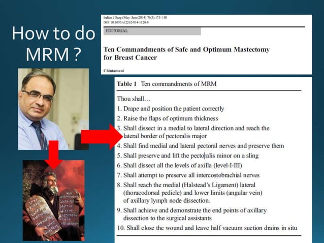 Modified radical mastectomy | PPTX | Cancer | Diseases and Conditions