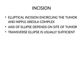 MODIFIED RADICAL MASTECTOMY.pptx bdhdbshsnsbsh | PPT