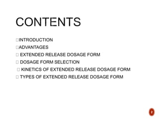 Modified release drug products | PPTX