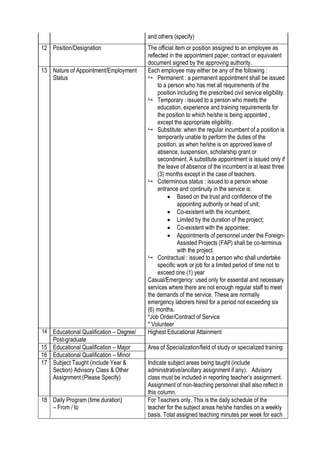 Modified School Forms | PDF