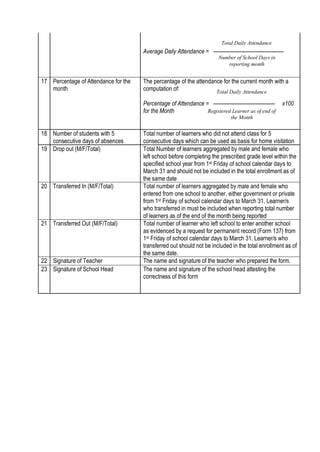 Modified School Forms | PDF