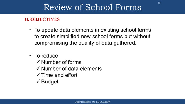 Modified school forms | PPTX | Secondary Education | Education