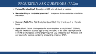 Modified school forms | PPTX