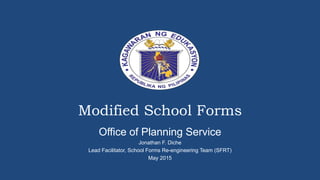 Modified school forms | PPTX