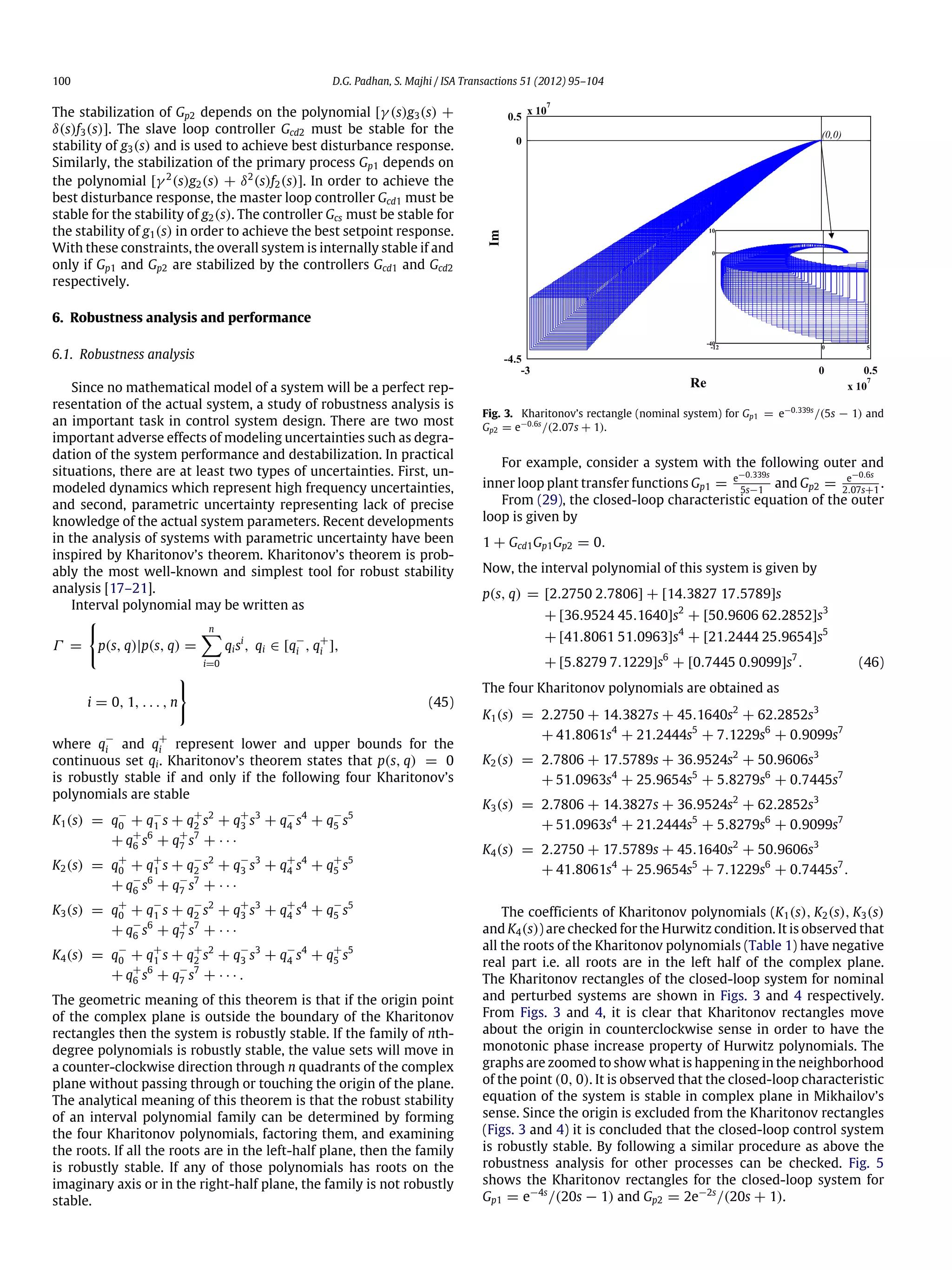 Modified smith predictor based cascade control of unstable time delay processes | PDF