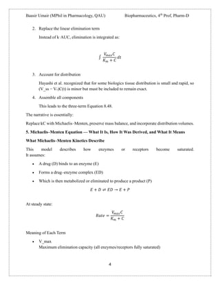 Modified Wagner–Nelson Method: Estimating Drug Absorption under ...