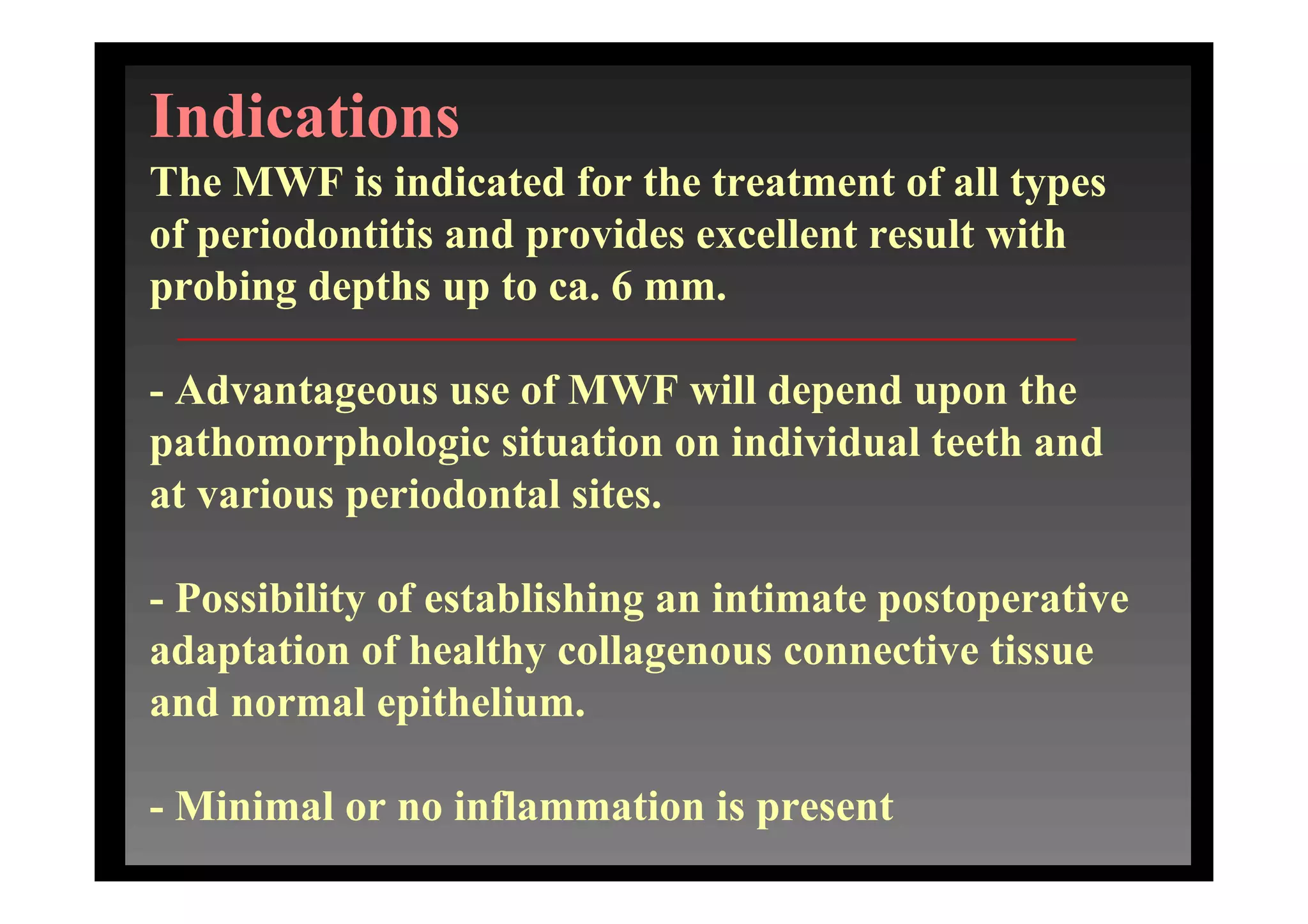 Modified widman flap | PDF