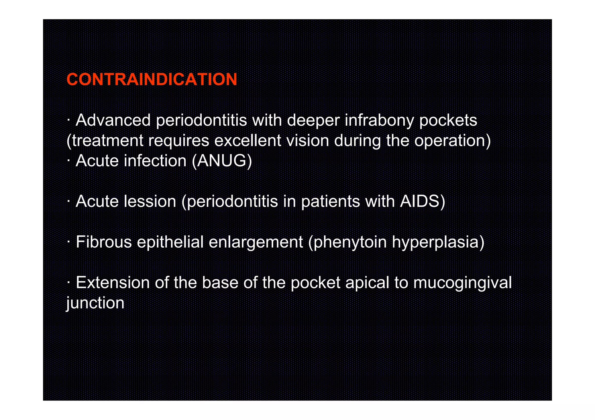 Modified widman flap | PDF