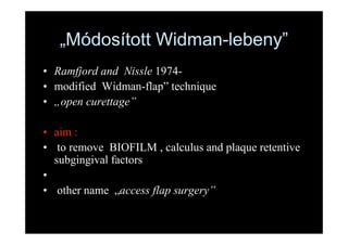 Modified widman flap | PDF