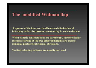 Modified widman flap | PDF