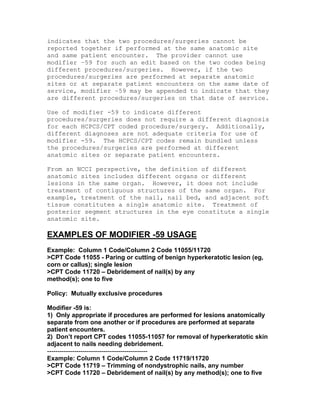 Modifier 59 | PDF