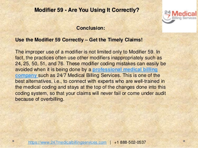 Modifier 59 are you using it correctly | PPT
