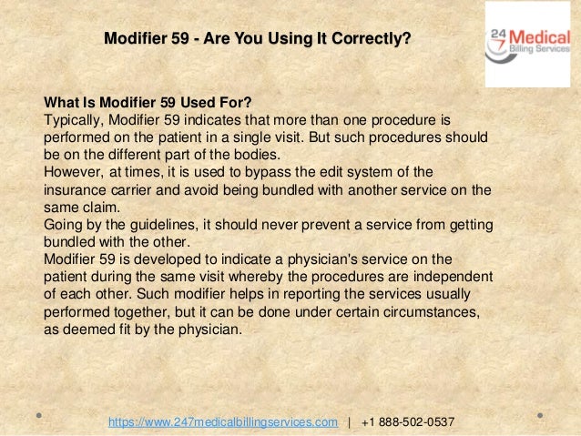 Modifier 59 are you using it correctly | PPT