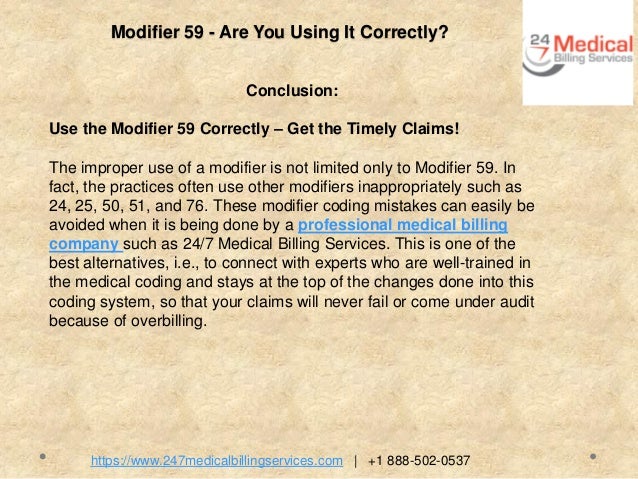 Modifier 59 are you using it correctly | PPT