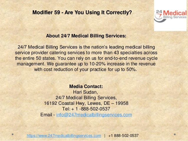 Modifier 59 are you using it correctly | PPT