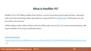 Modifier 95 for Telehealth Billing When and How to Use It.pptx