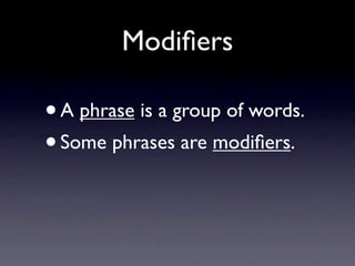 Modifiers | KEY