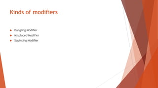 Modifiers | PPT