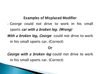 Modifiers | PPT