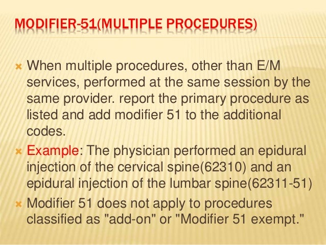 Modifiers Cpt Coding