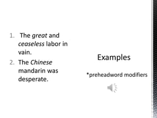 Modifiers | PPT