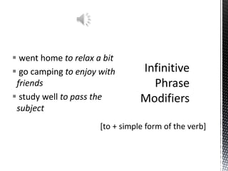 Modifiers | PPT