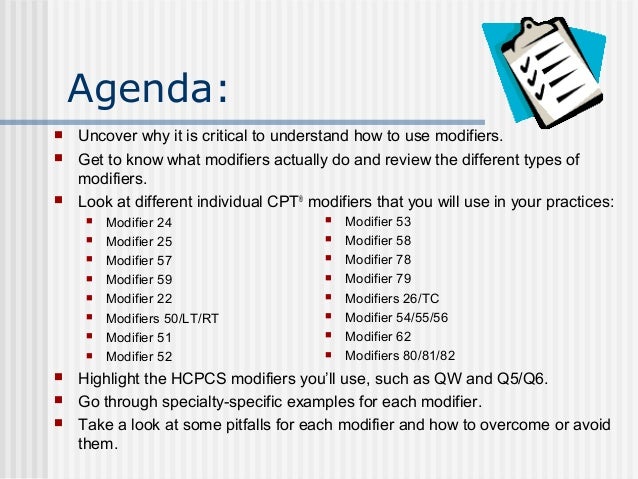 Modifiers Matter: A Modifier Overview for All Physician Practices