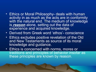 Human Acts and Morality | PPT