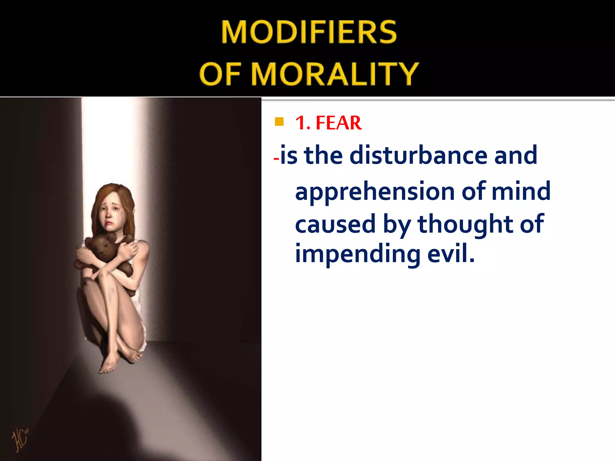Modifiers of morality | PPTX