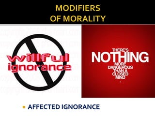Modifiers of Morality | PPTX