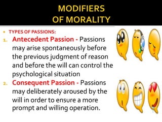 Modifiers of Morality | PPTX