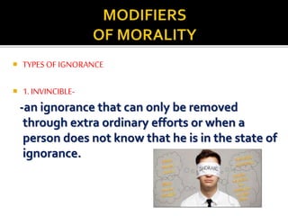 Modifiers of Morality | PPTX