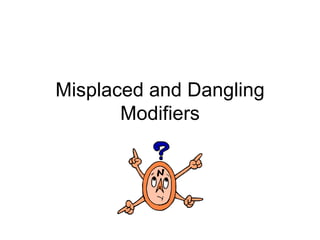 Modifiers powerpoint | PPT