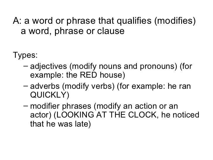 Modifiers Powerpoint modifiers-powerpoint