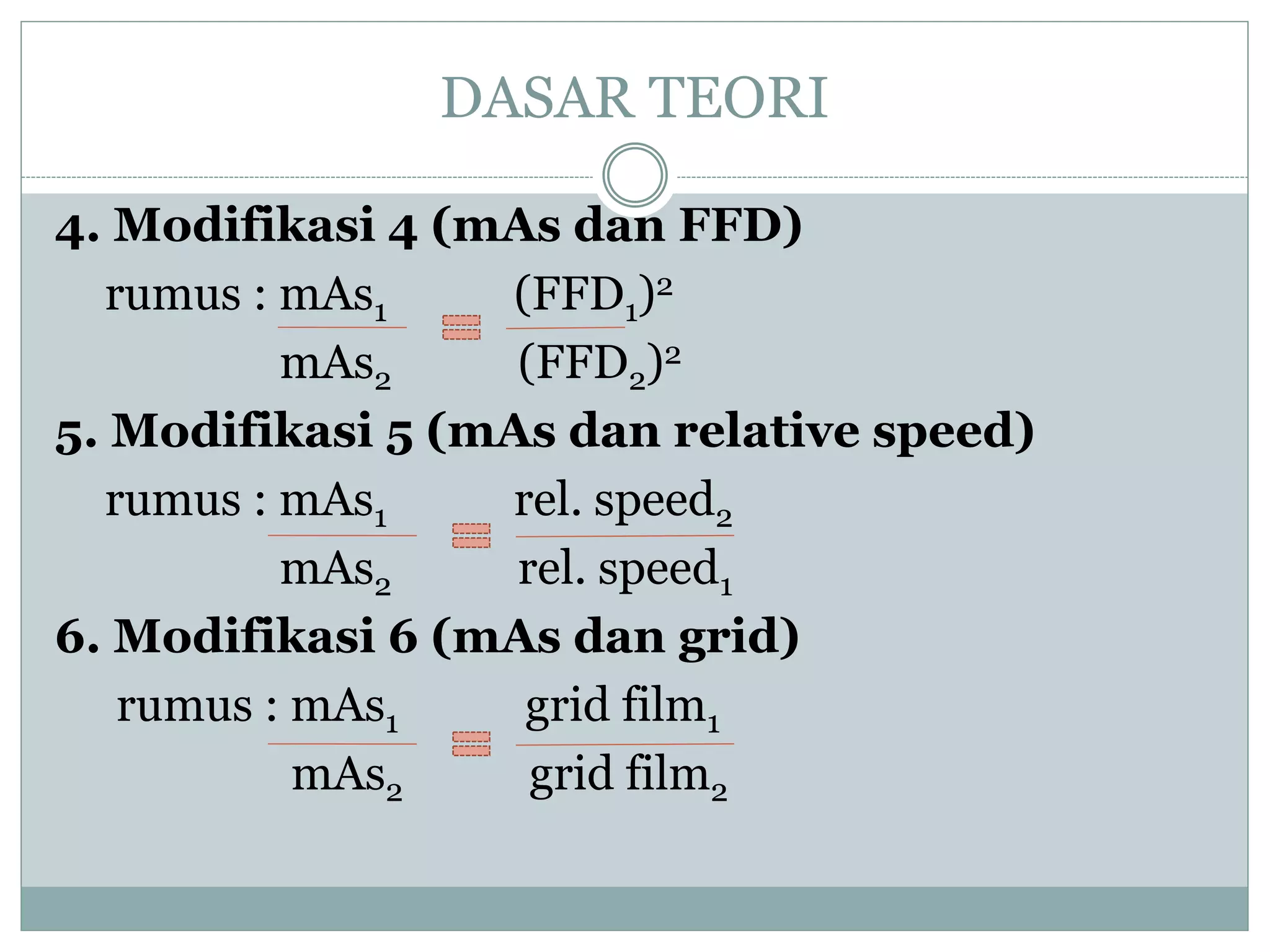 Radiofotografi 2 Modifikasi faktor eksposi | PPTX