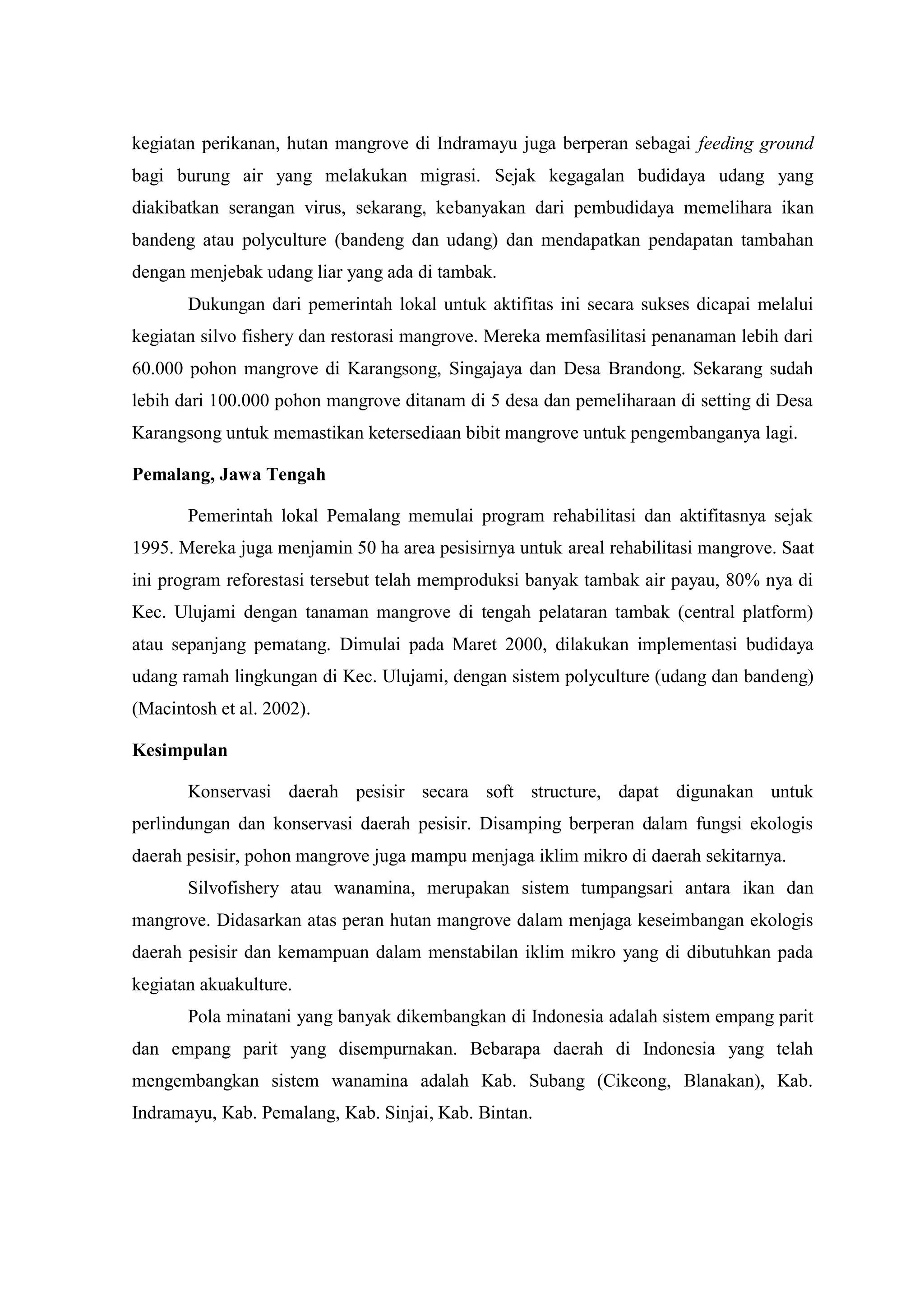 Modifikasi iklim mikro dengan wanamina | PDF