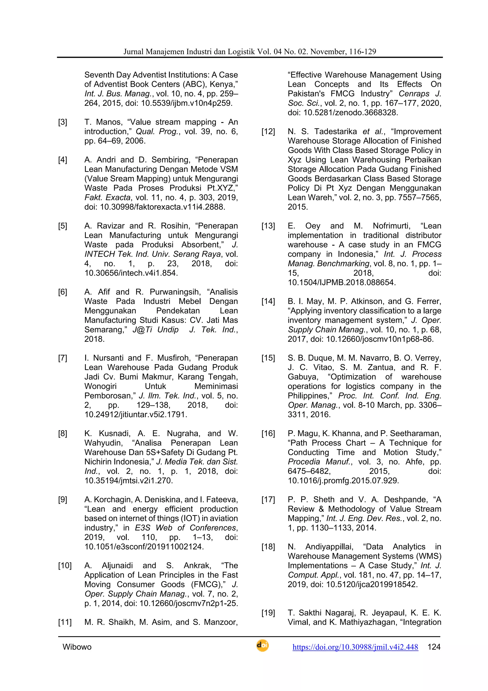 MODIFIKASI MANAJEMEN INVENTORI GUDANG DALAM IMPLEMENTASI LEAN ...