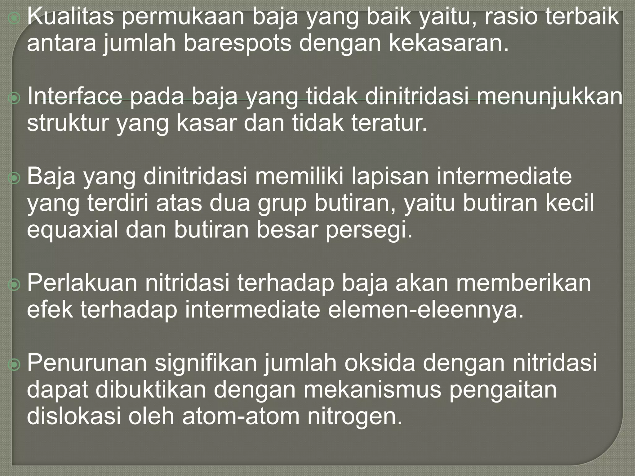 Modifikasi pembentukan lapisan zn pada permukaan baja | PPTX