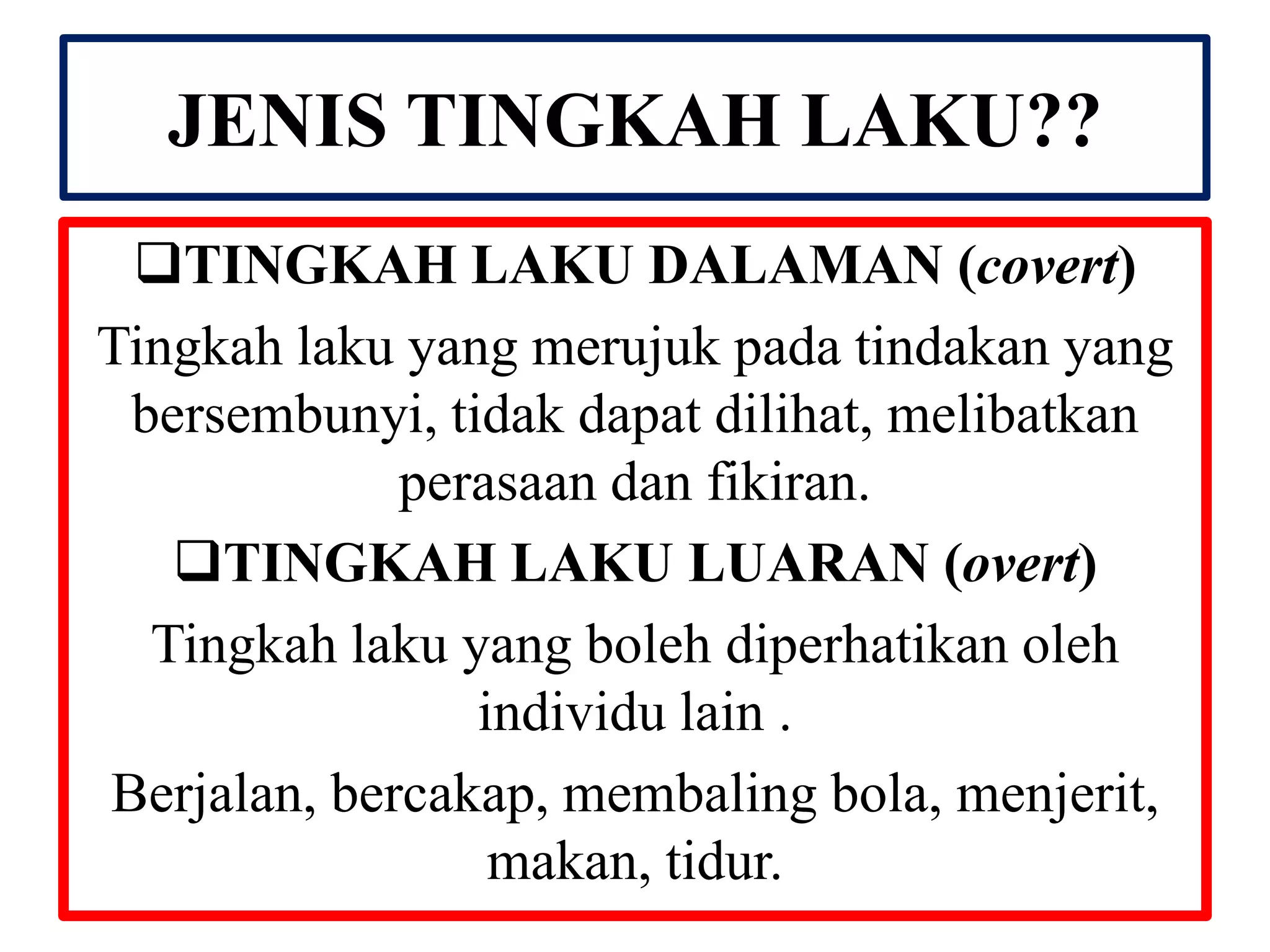 Modifikasi tingkah laku | PPTX