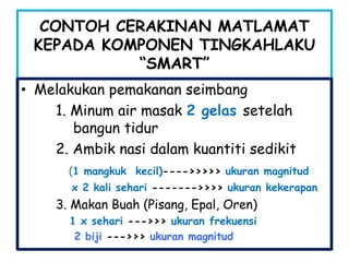 Modifikasi tingkah laku | PPTX