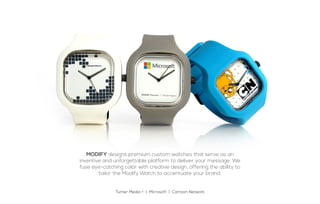 Modify Custom Watches | PDF