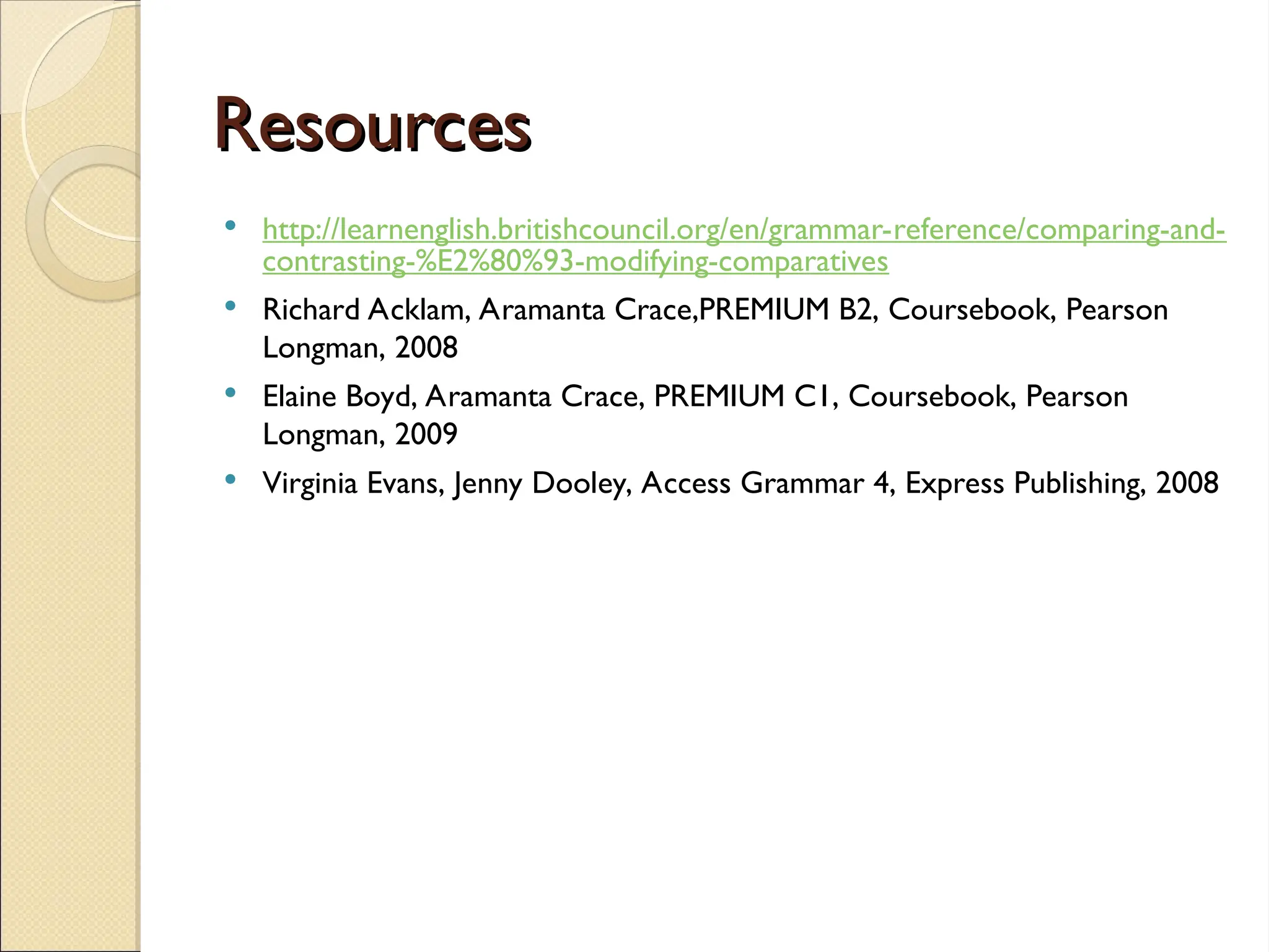 modifying-comparisons-advanced grammar.ppt