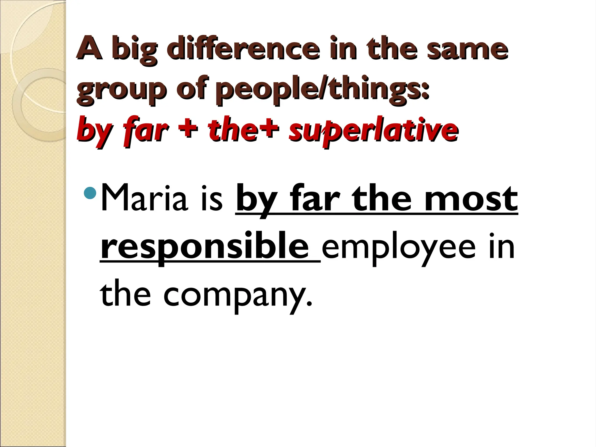 modifying-comparisons-advanced grammar.ppt