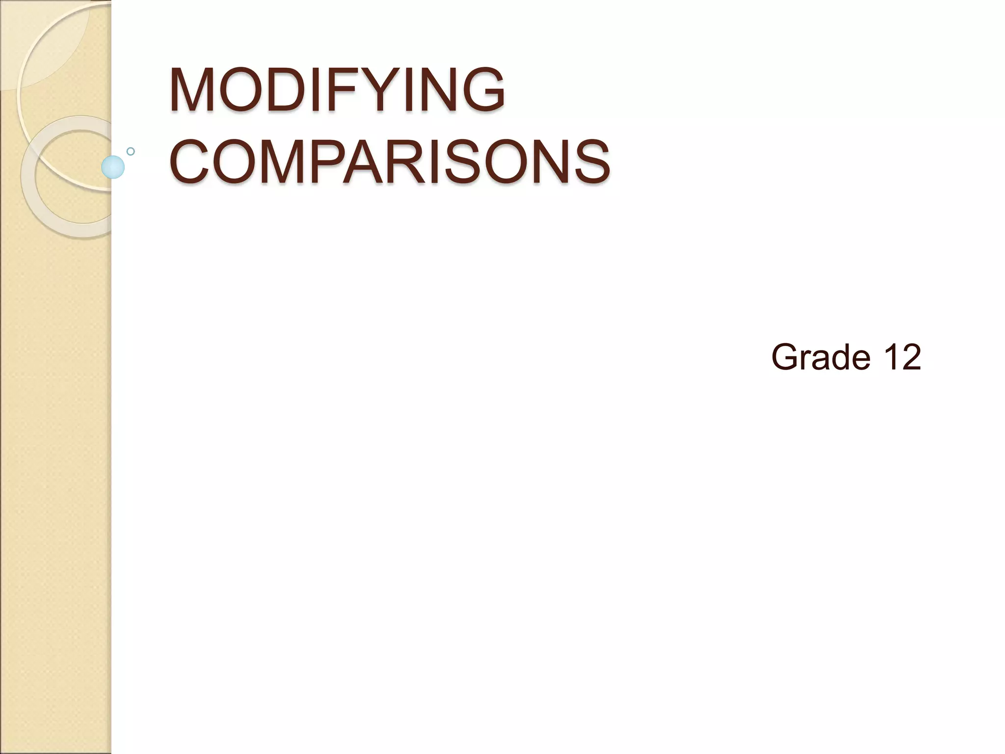 Modifying Comparisons Error Correction And Scaffolding Techniques Tips A33907ppt