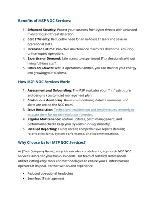 Modifying Your Business Operations with MSP NOC Services in AI-NOC.docx