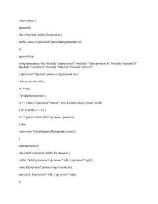Modify the variable token so that underscores are permitted in all but.pdf