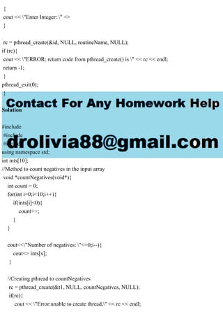 Modify this code to use multiple threads with the same data1.Modif.pdf