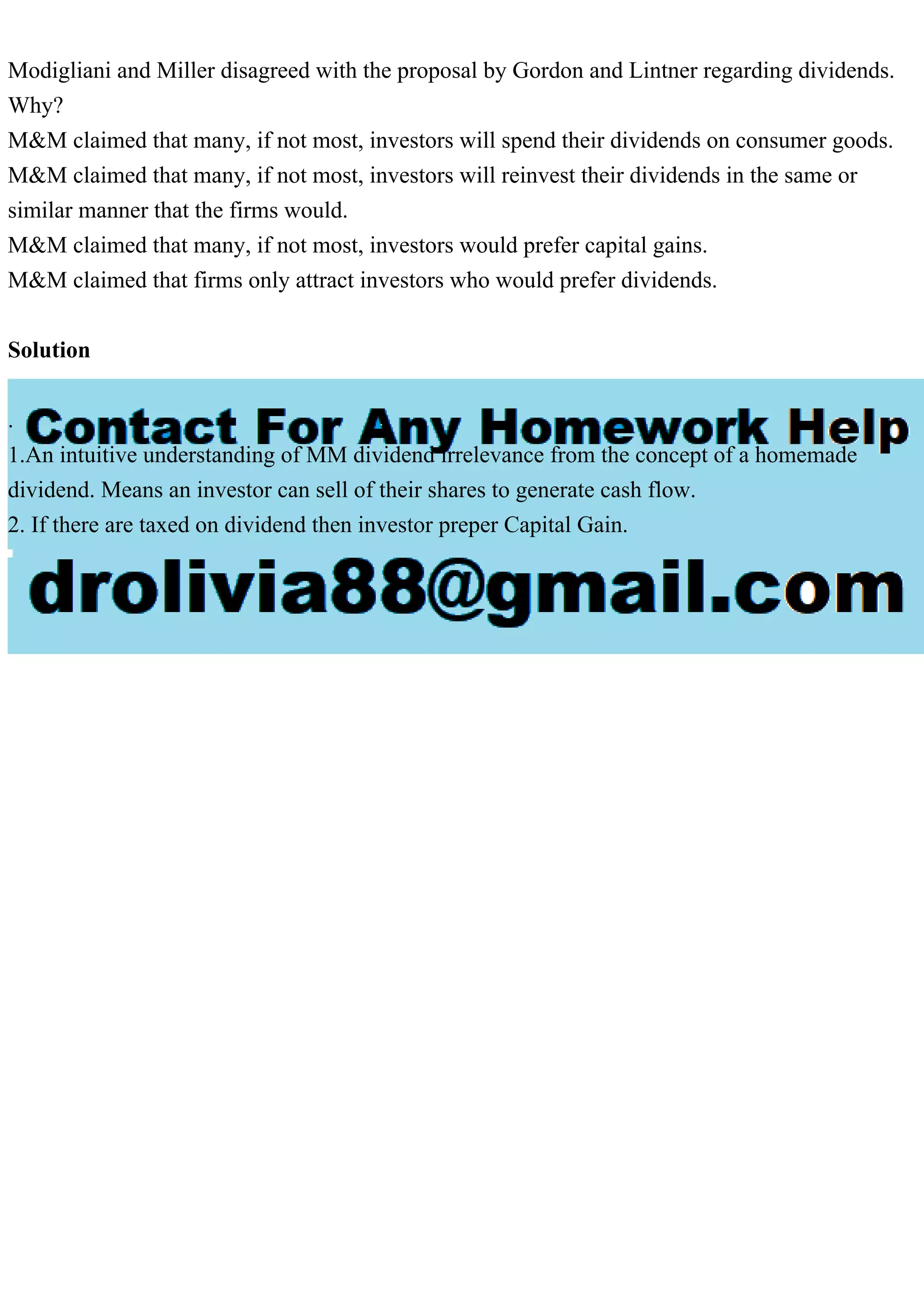 Modigliani and Miller disagreed with the proposal by Gordon and Lint.pdf